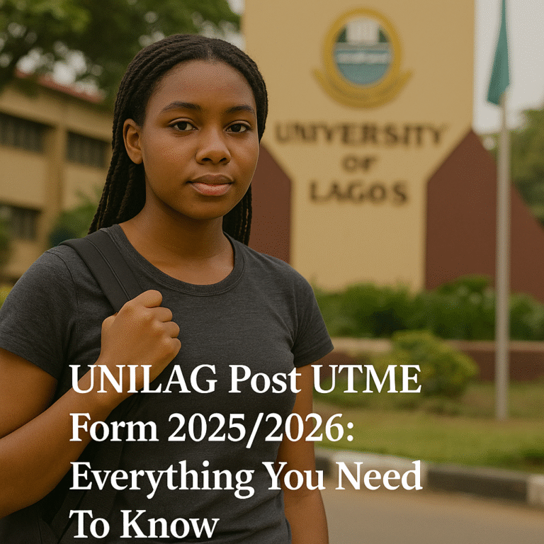 UNILAG Post UTME Form 20252026 Everything You Need To Know